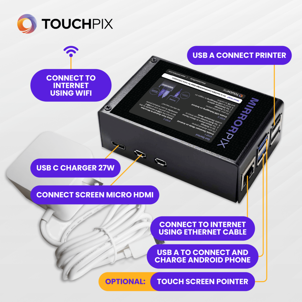 Mirrorpix - Android mirror box – Touchpix 360 Photo Booth App