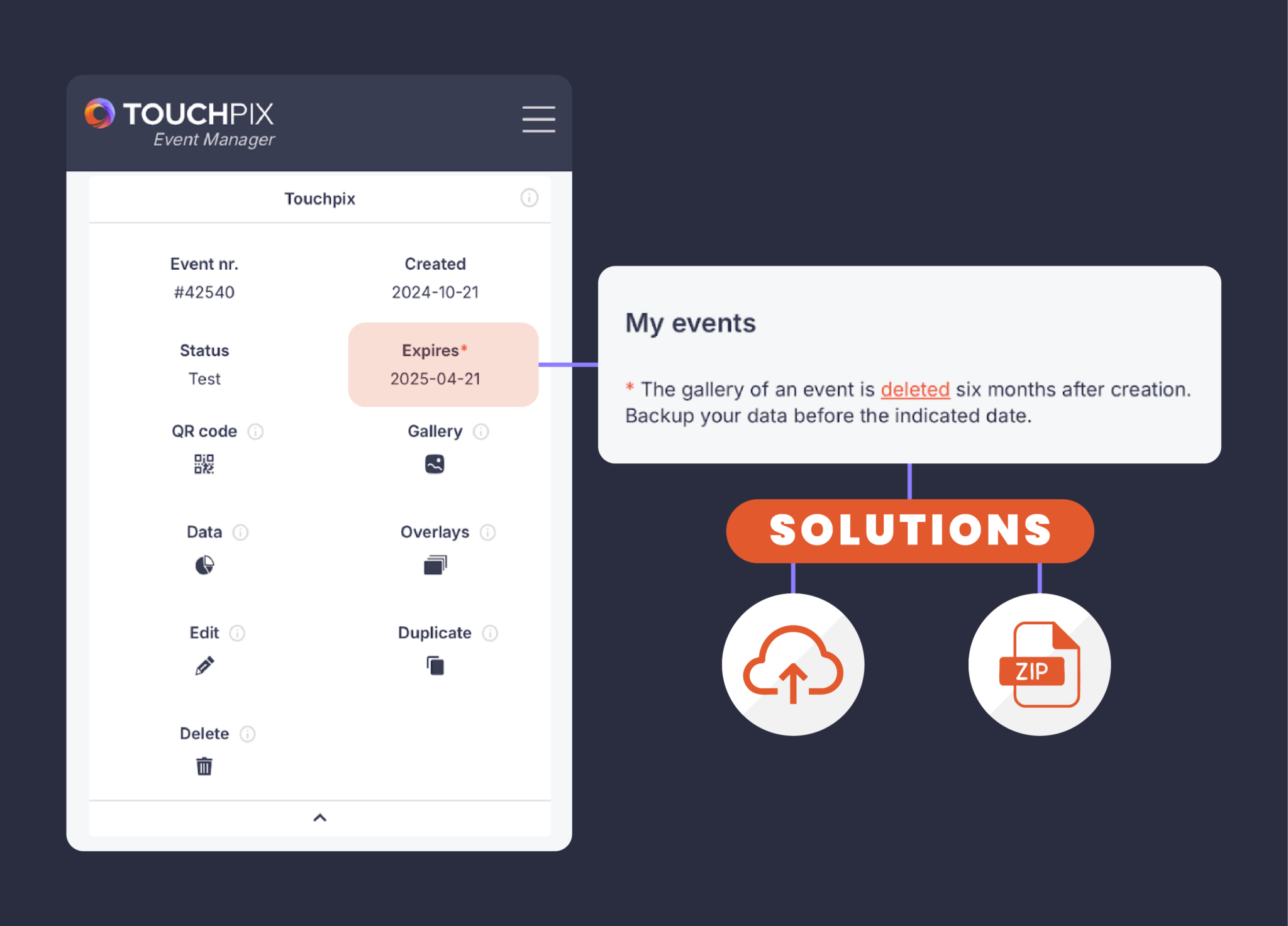 Reminder: Touchpix Event Gallery Expiration & How to Extend Their Life ...